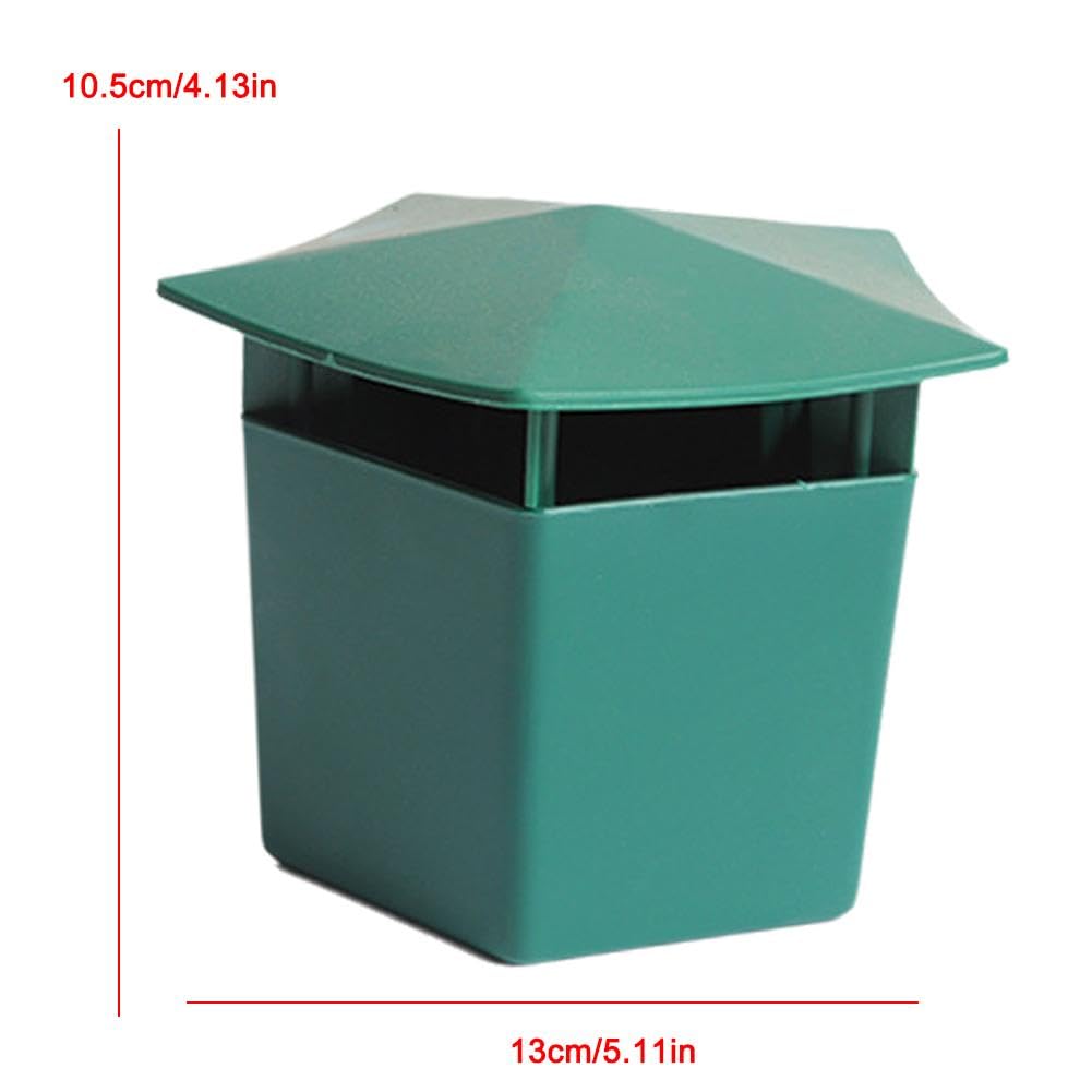 Slug Plastic Box,Slug 𝐓𝐫𝐚𝐩𝐬 for Garden, Beer Slug & Snail 𝐓𝐫𝐚𝐩𝐬 Friendly to Catch Snails 𝐂𝐚𝐭𝐜𝐡𝐞𝐫,Reusable Plastic Slug Beer 𝐓𝐫𝐚𝐩𝐬 for Garden,Snail 𝐓𝐫𝐚𝐩𝐩𝐞𝐫 Slug House 8pcs