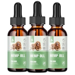 pet hemp oil for dogs and cats,organic hemp extract drops, sleep aid anxiety,stress, hip & joint pain relief, dog calming treats rich in omega 3-6-9, natural pet hemp oil（natural）