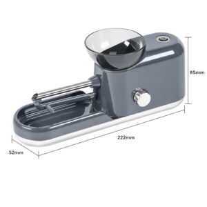 The Za Machine, Za Rolling Machine, Portable Electric Grinder 8/6.5mm Tube (Grey)