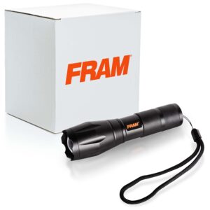 fram fac40006 handheld flashlight, portable and convenient, perfect for camping essentials, survival gear, waterproof lamp.