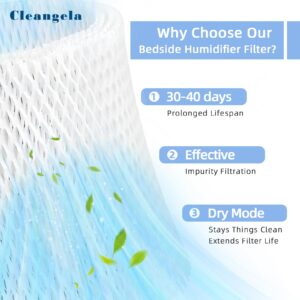 3 Pack Humidifier Replacement Filter Compatible with Canopy Bedside and Nursery Humidifiers | Wood Pulp & Paper Filter for Optimal Performance | Easy to Install