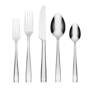 cambridge readington mirror piece flatware set, 20 count, no color