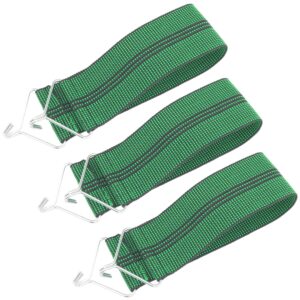 itrolle 3pcs green thicken gravity chair belts zero gravity chair accessories chair fabric reinforced an ti-crack belt for recliners chair replacement laces cord