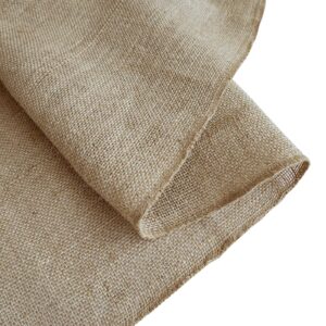 Shatex Natural Burlap Roll,12inch x 30ft High Density Burlap Fabric for Craft Projects,Table Runners,Weddings Decor,Christmas Decorations