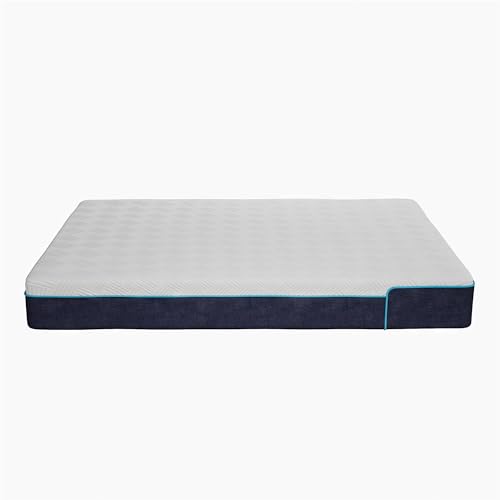 Signature Sleep Bliss 8 Inch Charcoal Cool Gel Memory Foam Mattress-in-a-Box, Medium-Firm, Certipur-US and Oeko-TEX, Queen