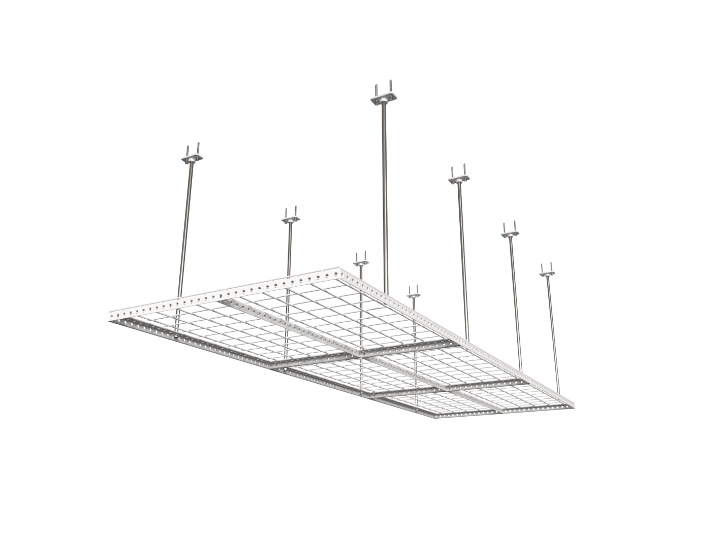 DURA-LIFT Elevate Adjustable Height Overhead Garage Door Ceiling Triple Platform (31 in. W x 93 in D)