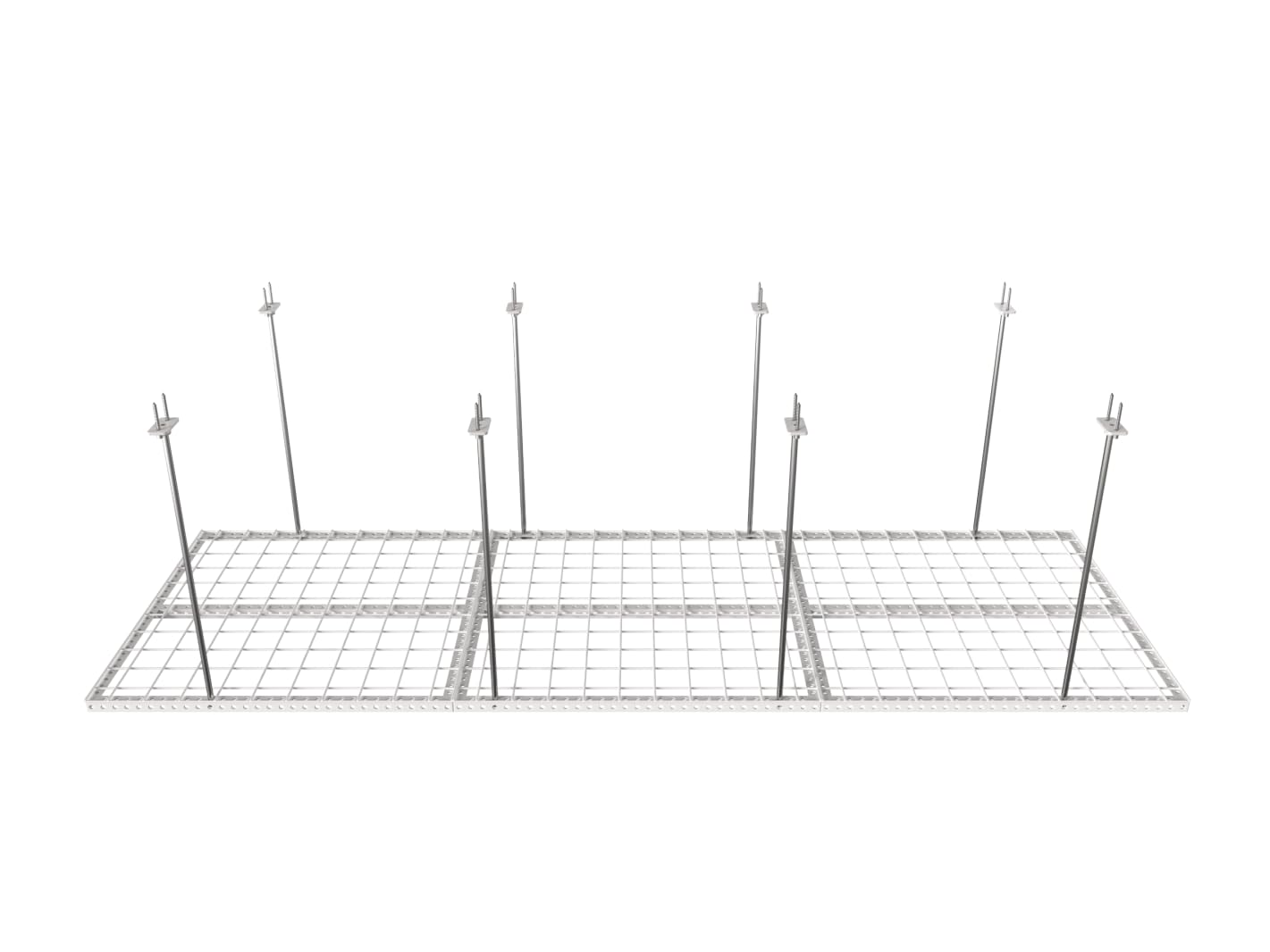 DURA-LIFT Elevate Adjustable Height Overhead Garage Door Ceiling Triple Platform (31 in. W x 93 in D)