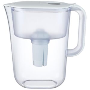 7-Cup Water Filter Pitcher with 3 Water Filters & Electronic Filter Change Reminder - Compatible Brita Water Pitcher Brita Filter Replacement - Compatible Brita Filter Pitcher