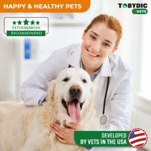 Tobydic Natural Dog Yeast Infection Relief - Itchy Skin & Ear Treatment - Reduces Irritation & Relieves Itching and Allergy - Herbal Medicine Drops Supplement - Made in USA