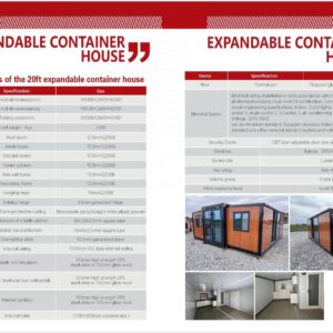 Generic Mobile Home 40ftx20ft 2to4bedrooms Prefab Container Expandable House for Sale Steel Folding Prefabricated Home for Adults