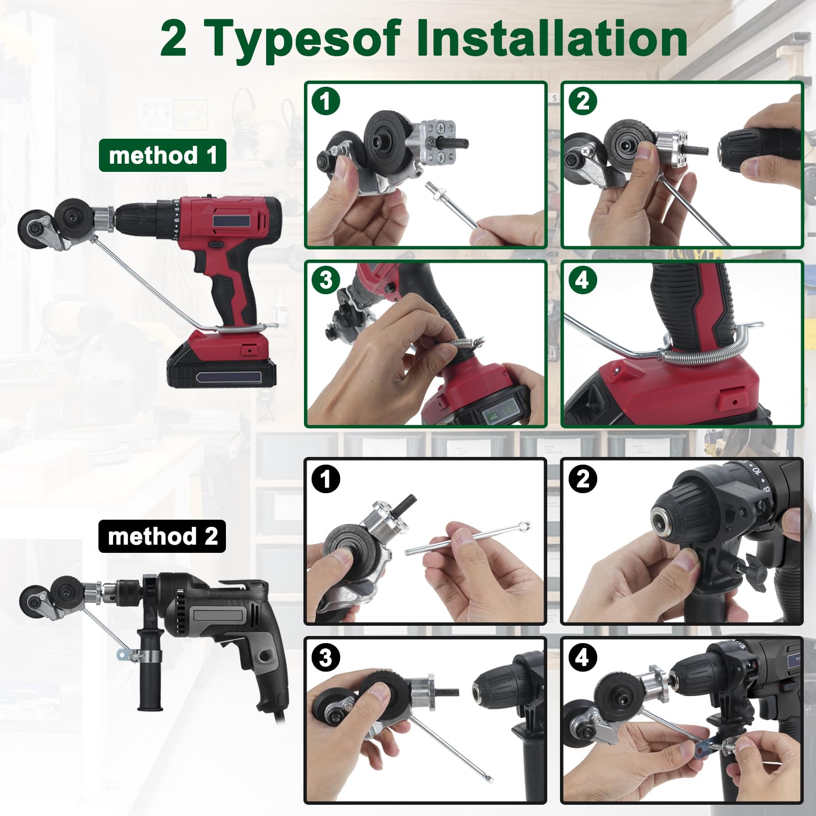 Electric Drill Plate Cutter,Electric Drill Shears Attachment Cutter Sheet Metal Cutter Tool Adapter Is Fit for Cutting Various Metals Materials Electric Drill Shears Such As Aluminum, Iron