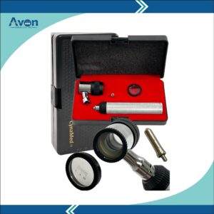 Skin Diagnostics Magnification Dermascope with Handle, Head, Bulb, 10x Magnification Lens, and Storage Case - Dermatology and Skin Care Set