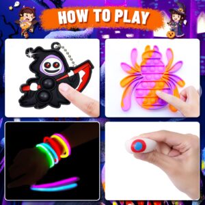 800pcs Halloween Party Favors for Kids Fidget Toys Pack Bulk Prize Box Treasure Box Goodie Bag Stuffers Carnival Prizes Classroom Rewards Fillers for Kids