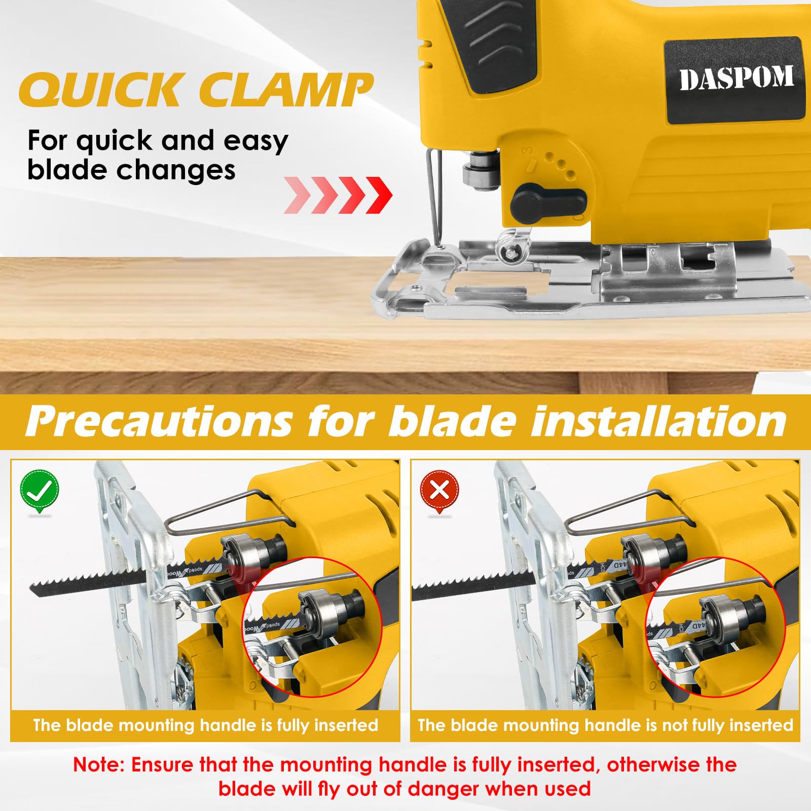 Cordless Jig Saw Compatible with Dewalt 20V Battery, Brushless Orbital Jigsaw with 2600 Blade Speed, with 10pcs Blades, 4 Orbital for Wood, Plastic and Metal Cutting (No Battery)