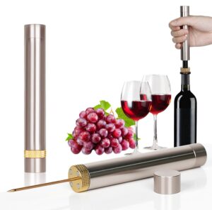 wine opener air pressure wine bottle opener,portable wine opener for home, restaurant, party, travel, camping, for wine lover