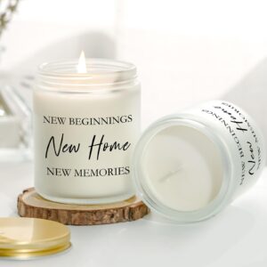 Housewarming Gifts, New Home Gift Ideas, House Warming Gifts for Women Men, Sweet Home Candle for First Apartment Homeowner, Moving Away New Beginning Gifts, Lavender Scented Candle