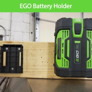 POBNRA 4 Pack for EGO Battery Holder | EGO Battery Mount | EGO Accessories | Ego Holder | 56V Ego Battery Holder Wall Mount | EGO 56V Battery Under Shelf Mount fit All EGO Battery