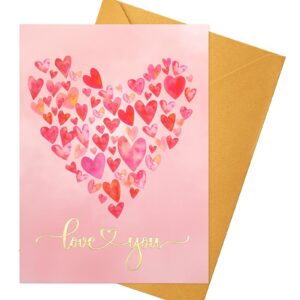 ceiba tree love card anniversary card sweetest day card for him her with envelopes