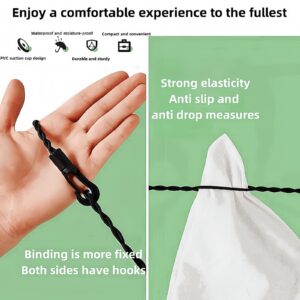 Generic Travel Clothesline - No Clips Needed! Stretchable Outdoor Clothes Line Ropes for Easy Drying-Clothes line Outdoors-Travel Clothesline for Hotel Room-Outdoor clotheslines for Outside (1.5M+3M)