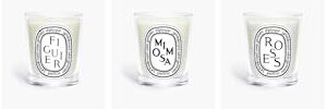 Diptyque Baies Roses Figuier Mimosa & Tubereuse 5 Piece Scented Candle Gift Set 35 Grams Each Limited Edition, White