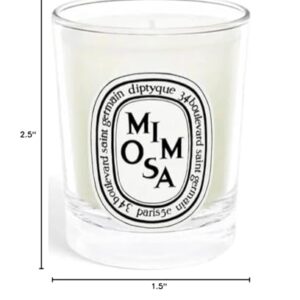 Diptyque Baies Roses Figuier Mimosa & Tubereuse 5 Piece Scented Candle Gift Set 35 Grams Each Limited Edition, White