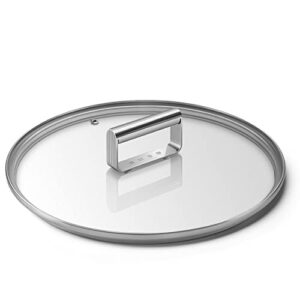 smeg cookware lid, 12", clear