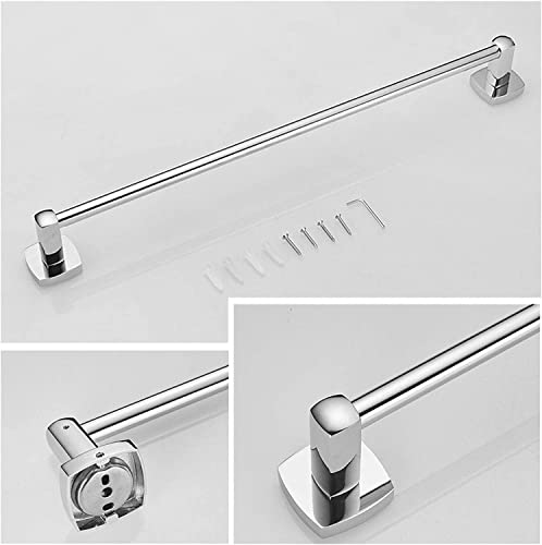 Generic Towel Bar Towel Rack Towel Wall Mounted Bath Towel Rack, Single Towel Bar Towel Hanger Towel Rails in Bathroom Kitchen Towel Shelf Towel Rail/30Cm