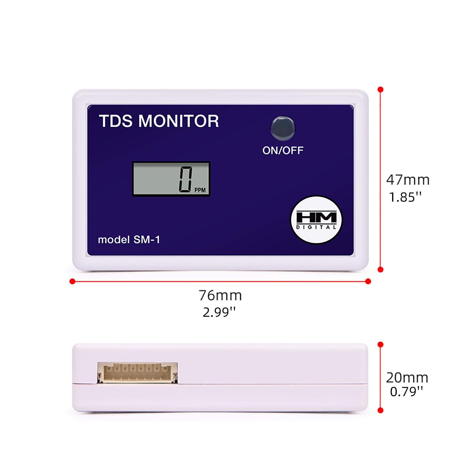 JzcsdkSIL Triple TDS Meter 0-9990PPM Online TDS Water Quality Tester Digital Display Water QualityPurity Tester Tds Meter Inlines