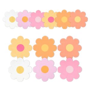 120 Daisy Paper Napkins Groovy Party Napkins Daisies Floral Disposable Dinner Napkins Boho Retro Flower Dessert Luncheon Napkins for Birthday Baby Shower Wedding Party Supplies