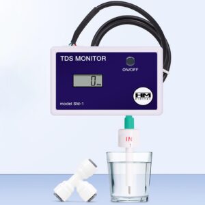 JzcsdkSIL Triple TDS Meter 0-9990PPM Online TDS Water Quality Tester Digital Display Water QualityPurity Tester Tds Meter Inlines