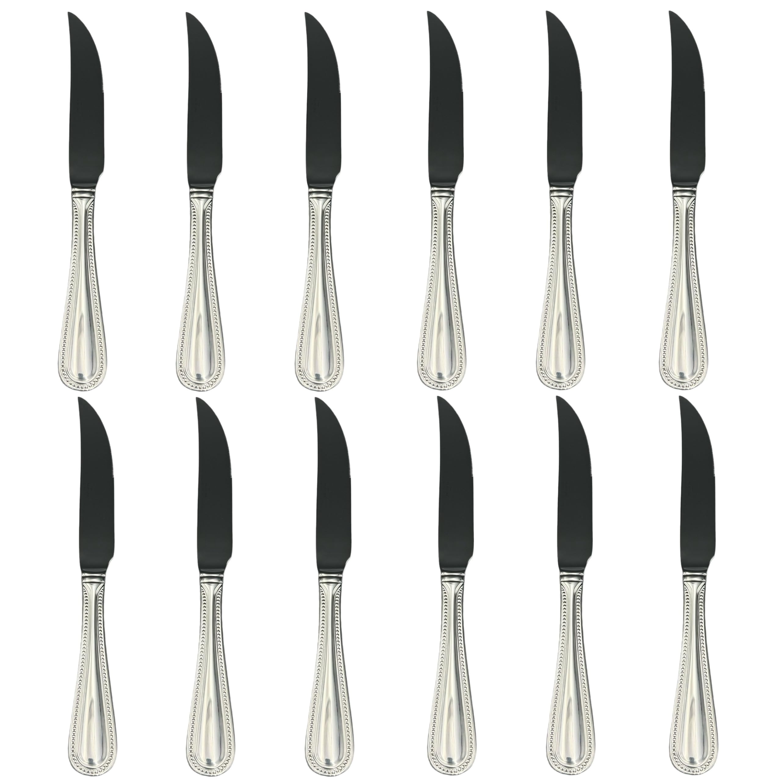 Wallace Continental Bead 18/10 Stainless Steel Steak Knife (Set of Twelve)