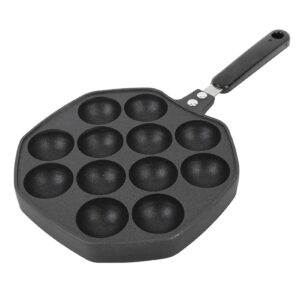 takoyaki pan, 12 molds takoyaki maker skillet aluminum alloy nonstick grill pan cooking plate nonstick baking tray for octopus balls pancake