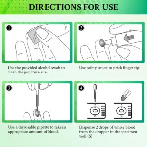 H.Pylori Self Test Kit at Home (2 Tests) Helicobacter Pylori Rapid Testing, Results in 10 Minutes