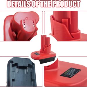 URUN 【Upgraded】 Set of 1 Battery Adapter for Milwaukee M18 to M12, for Dewalt 20V Battery Adapter Converter to Milwaukee 12V Power Tools