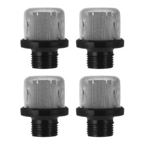 4 packs 288716 airless paint sprayer inlet suction strainer, 3/4 inch thread, compatible with magnum x5 lts15 x7 lts17 prox7 prox17 prox9 prox19, replaces 243-082, 243082, 195697