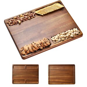 shanik premium charcuterie board -cheese and meat board, double-sided serving tray and cutting board