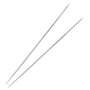 2 pcs 12'' professional upholstery needle, long sewing needles, long straight upholstery hand needles, large eye hand sewing needles, for home upholstery, carpet, leather, canvas repair stitching