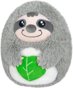 suzzipals 13" stuffed sloth plush pillows, sloth stuffed animal sloth stuffed pillow for squish & sloth decor, cute plushies sloths throw pillows for cuddle, sloth gifts birthday gifts for girls boys