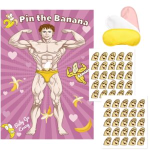 vosinpada bridal shower games pin the banana on the hunk game for bachelorette party games wedding engagement party games girls night party games decorations