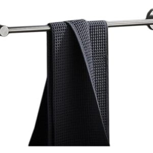 Towel Racks LOHXA Bath Towel Bar Single Bars Towel Rack Rod，Wall Mounted Towel Rail Stainless Steel Bathroom Towel Holder Toilet Kitchen Shower Towel Shelf Single Layer/Color/80Cm(Size:80Cm)