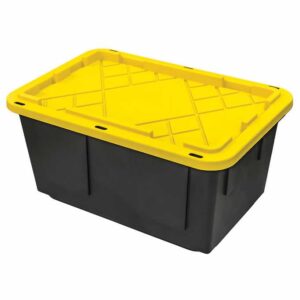 generic 27 gallon storage container - stackable storing bins (1 pack), 743429