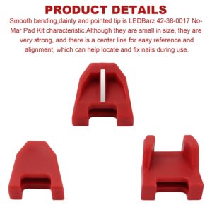 LEDBarz 42-38-0017 No-Mar Pad Kit(Set of 15) for Nailer Tip Of Milwaukee M18 2746-00 Nose cushion no mar tip Nailer,Finish Nailer,Nail Gun