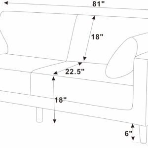 Oadeer Home Futon Sofas, Pink