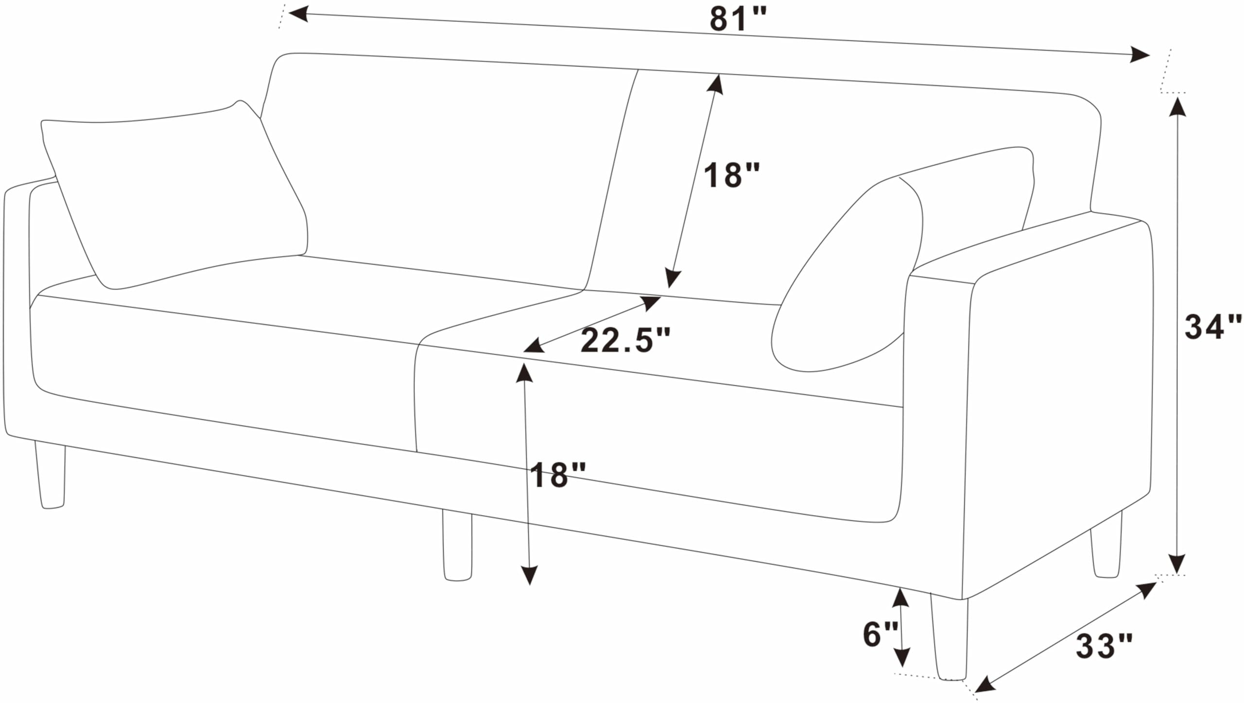 Oadeer Home Futon Sofas, Pink