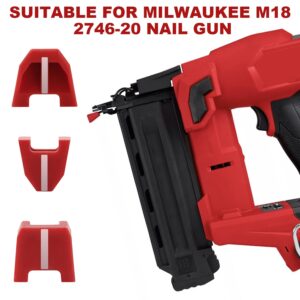 LEDBarz 42-38-0017 No-Mar Pad Kit(Set of 15) for Nailer Tip Of Milwaukee M18 2746-00 Nose cushion no mar tip Nailer,Finish Nailer,Nail Gun