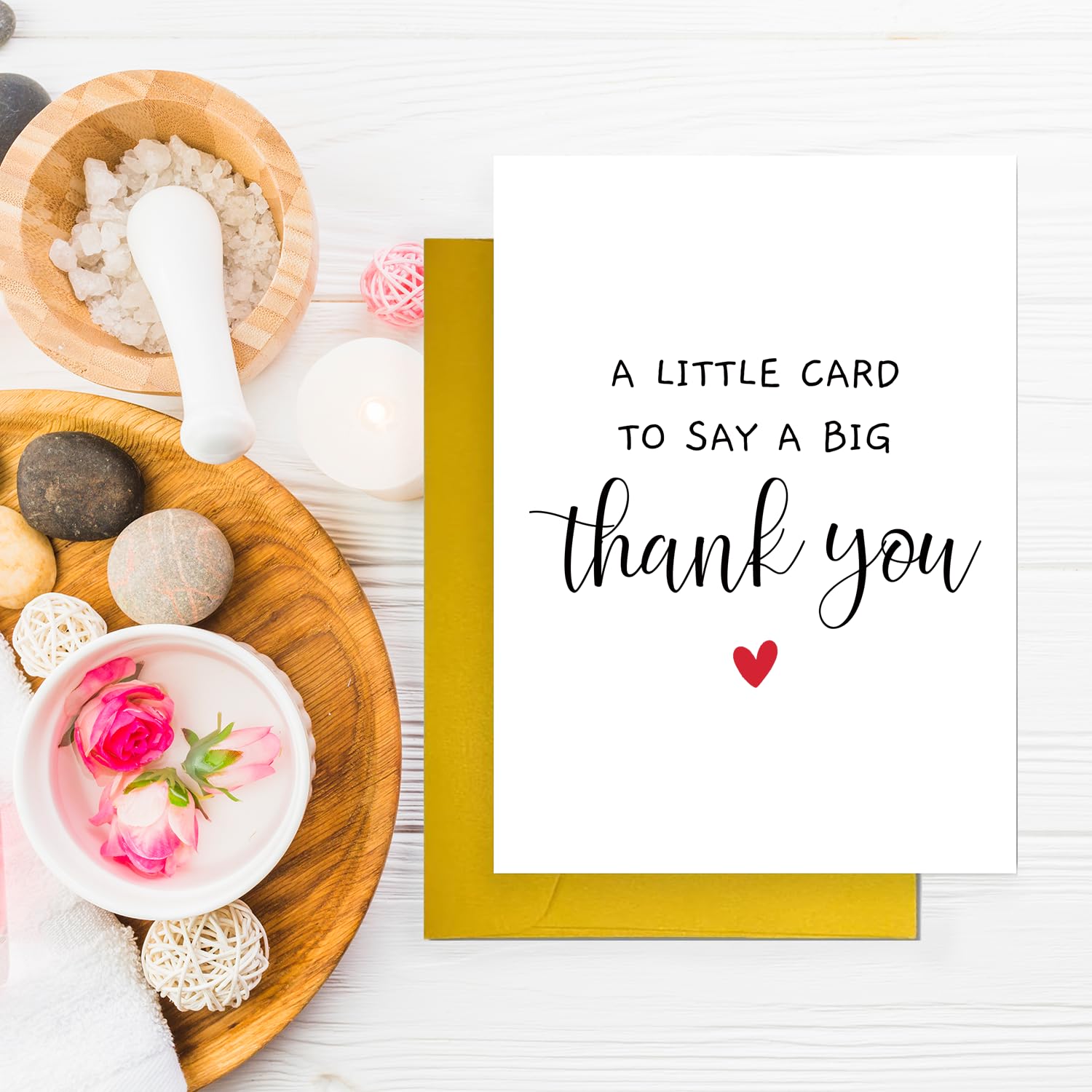 RUALOVE Funny Thank You Card, Simple Thanks Card Appreciation Card Gift Supportive Card For Boss Coworker Teacher, Cute Thank You Gift Friendship Thanks Gift for Friend Him Her