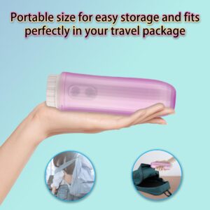 Portable Electric Foldable Handheld Travel Bidet - Mini Personal Hygiene Sprayer with 2 Pressure Options for Postpartum Care, Perineal & Hemorrhoid Treatment (Violet)