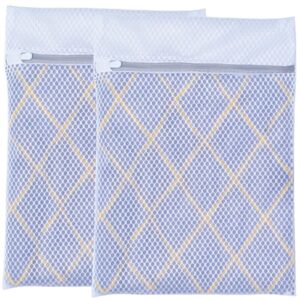 laundry bag,mesh laundry bags,honeycomb laundry bags,protect your delicates laundry bags wash bags,won't wear out the washer mesh bag (2, 15.4x11inch)