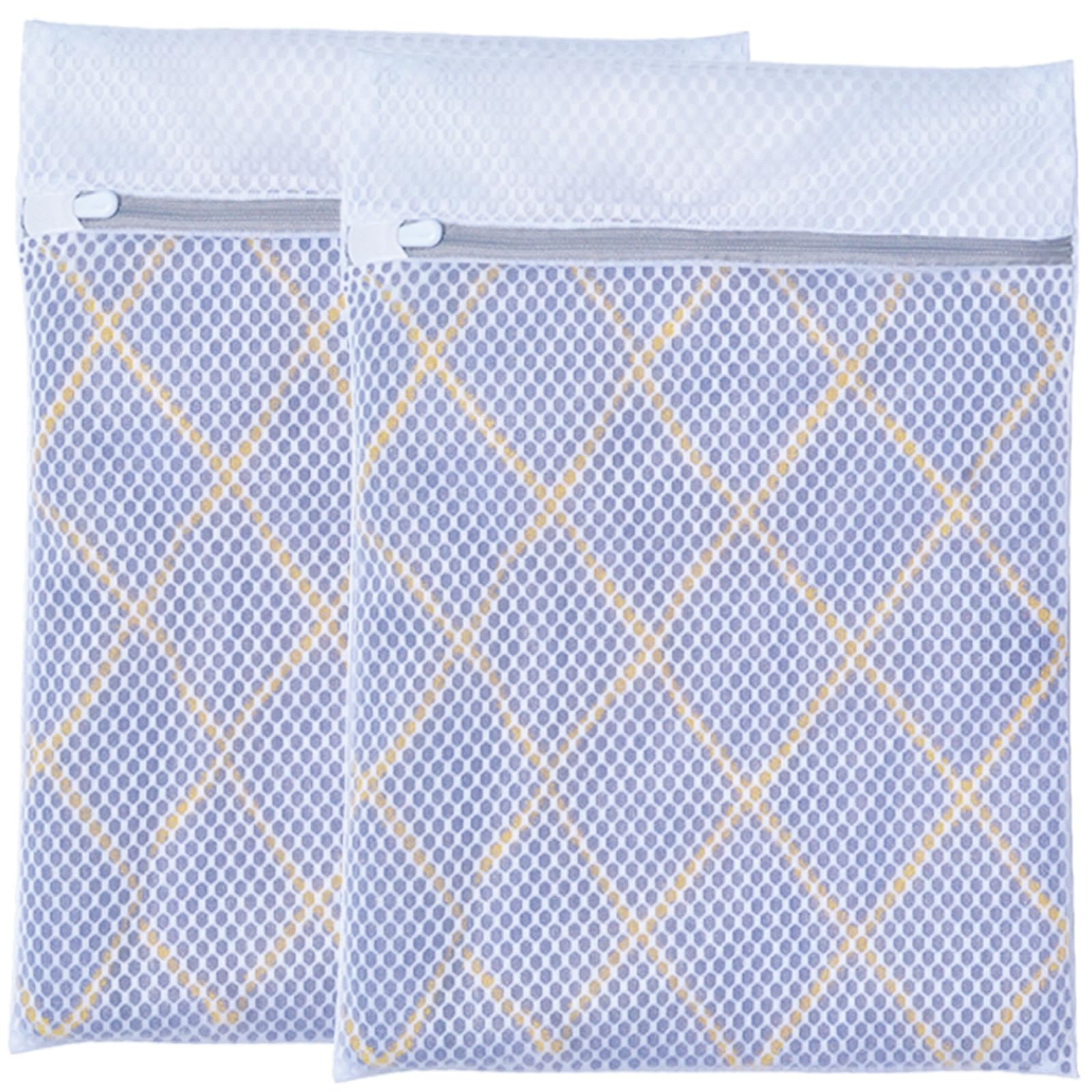 Laundry Bag,mesh laundry bags,Honeycomb laundry bags,Protect Your Delicates laundry bags wash bags,Won't wear out the washer mesh bag (2, 15.4x11inch)