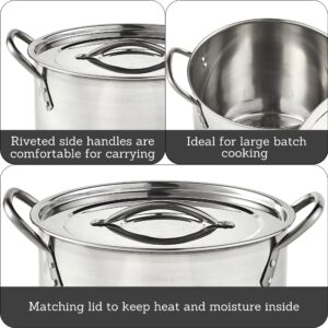 IMUSA 16qt Stainless Steel Stock Pot